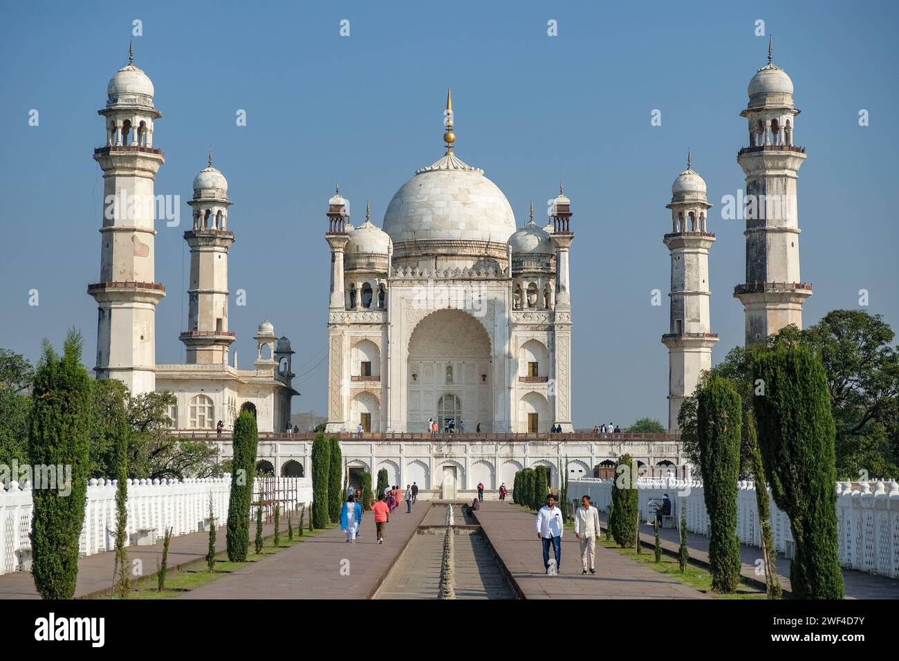Aurangabad, India - January 21, 2024: Bibi Ka Maqbara is a mausoleum ...