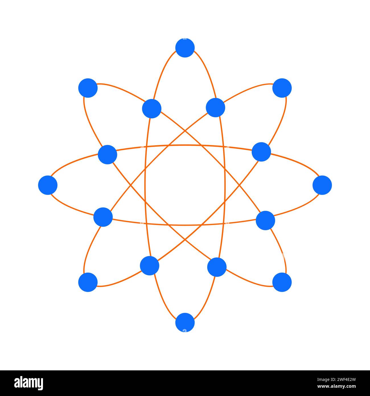 Colorful Atom Icon Vector Illustration Stock Vector Image & Art - Alamy