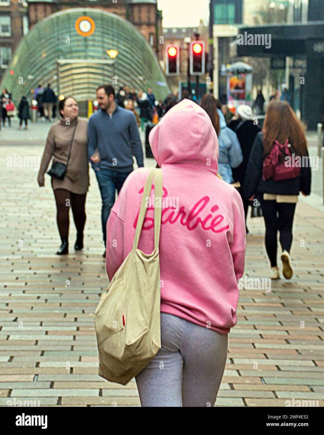 Glasgow, Scotland, UK. 23rd January, 2024. UK Weather: Miserable day ...
