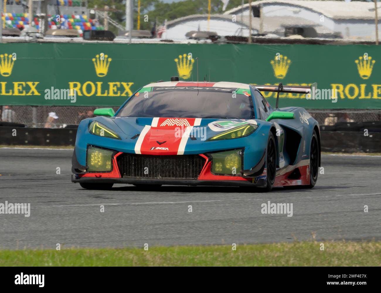 DAYTONA, FL - JANUARY 27: AWA driver Anthony Mantella Argentina Nicolas ...