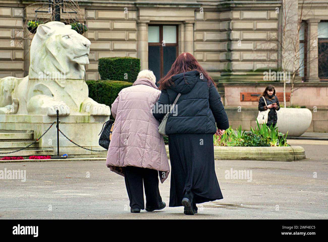Glasgow, Scotland, UK. 23rd January, 2024. UK Weather: Miserable day ...