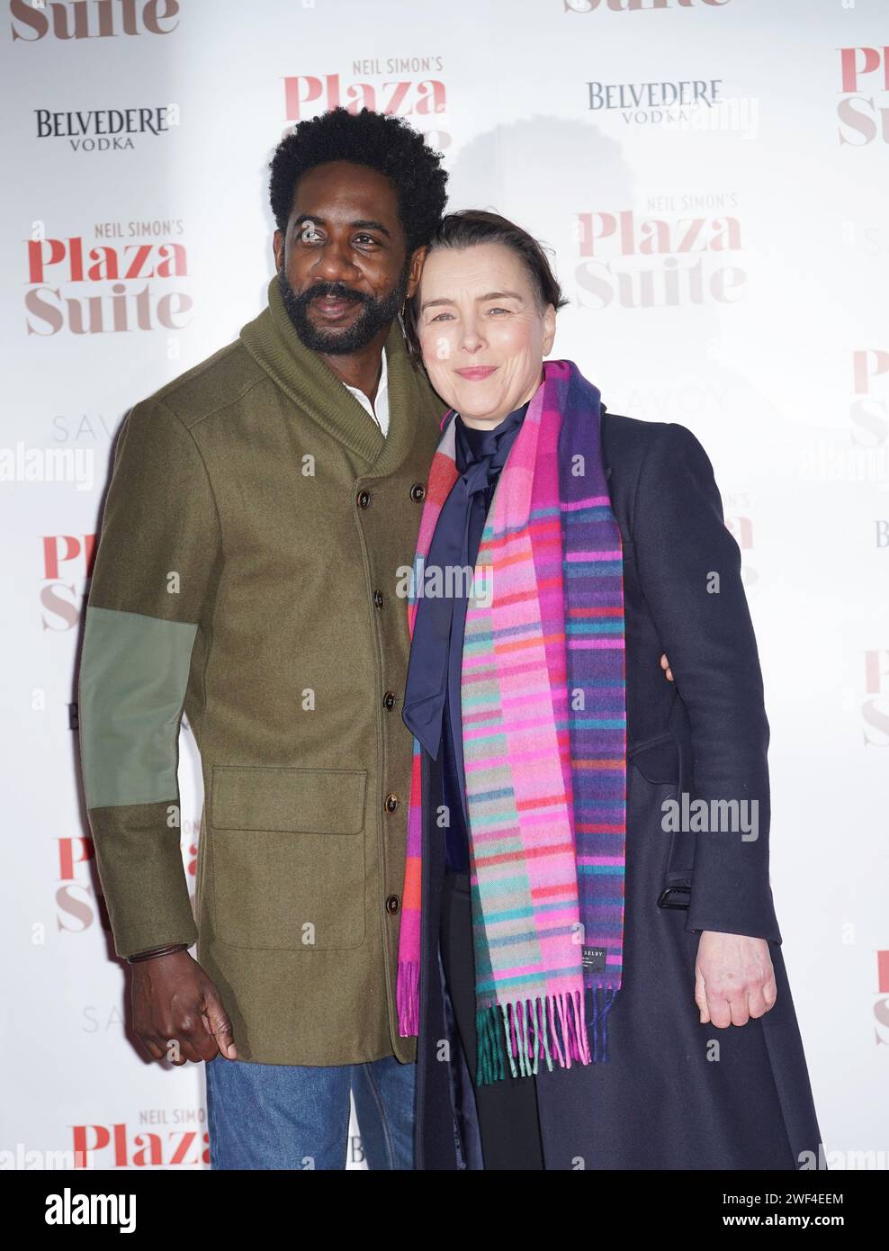 Rhashan Stone and Olivia Williams attend a gala performance of Plaza ...