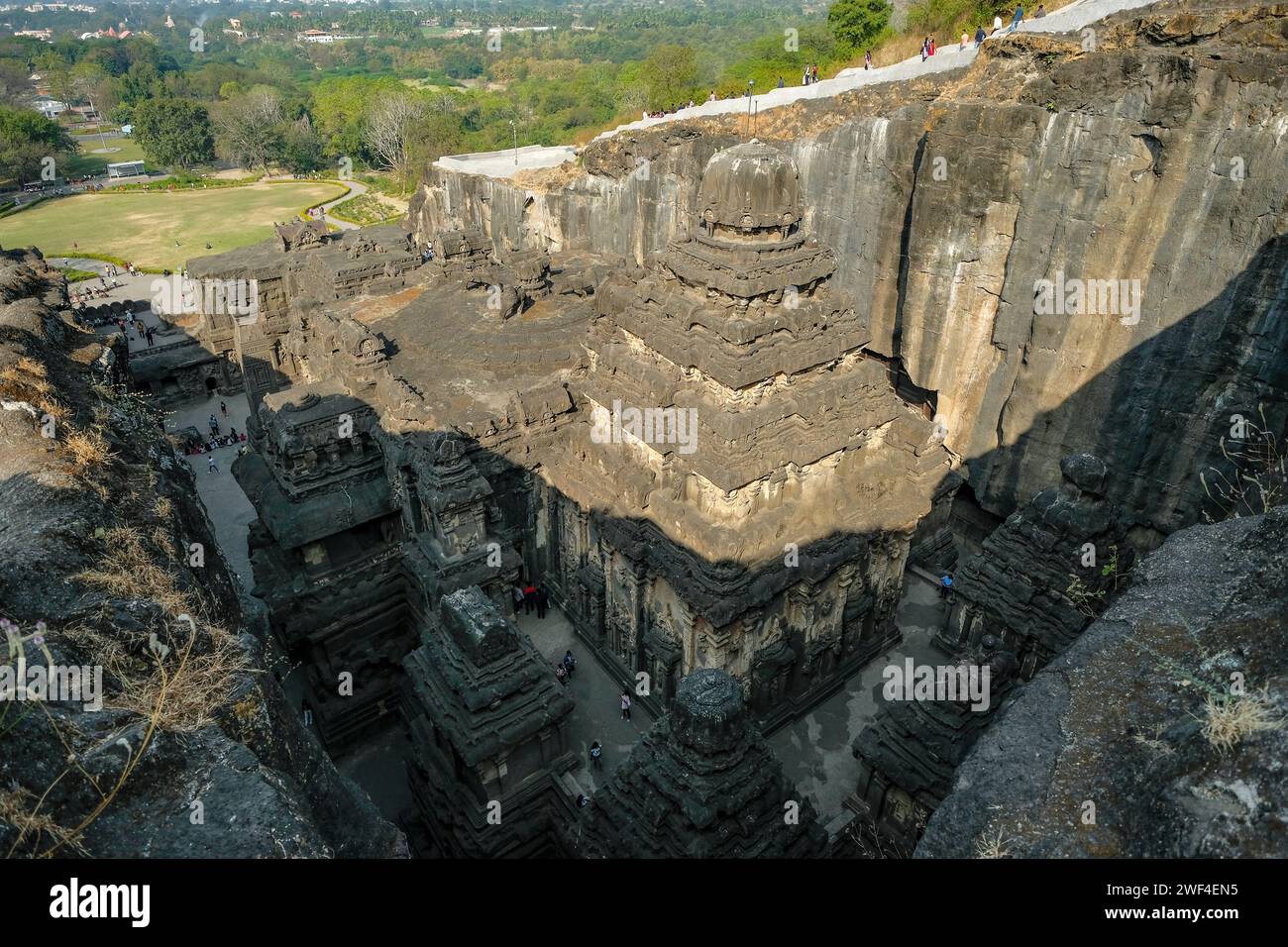 Ellora caves kailasa temple hi-res stock photography and images - Alamy