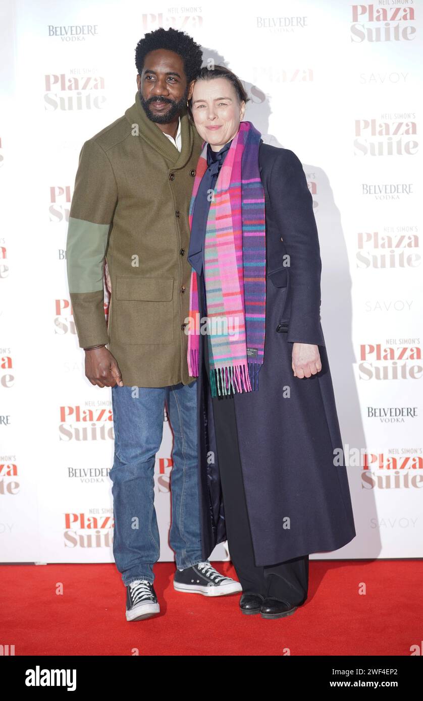 Rhashan Stone and Olivia Williams attend a gala performance of Plaza ...