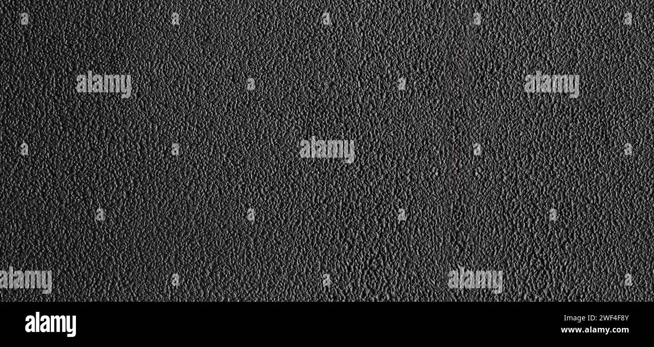 Wide Black plastic wall of texture background for design in your work ...