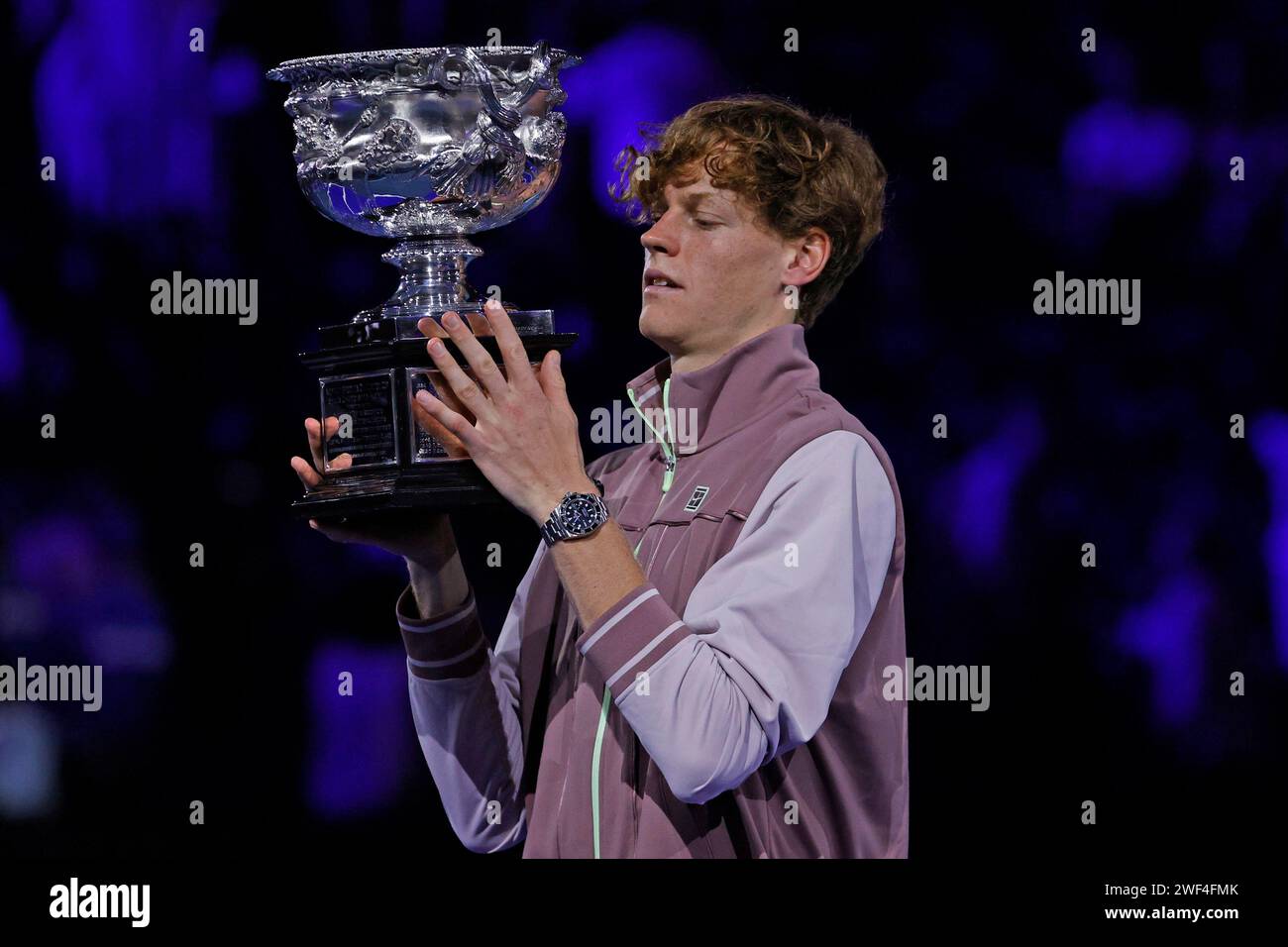 Jannik sinner trophy hi-res stock photography and images - Alamy