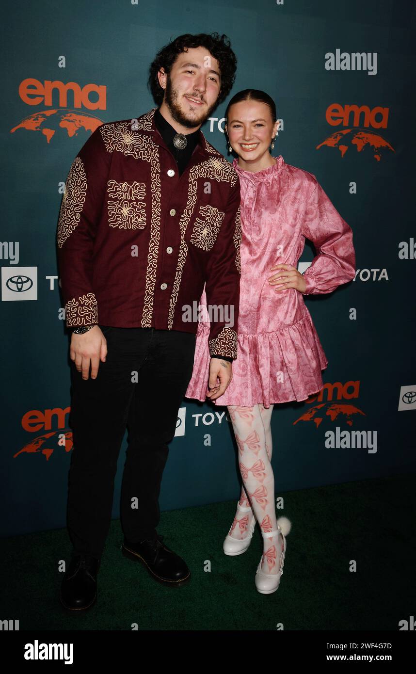 Los Angeles, California, USA. 27th Jan, 2024. (L-R) Frankie Jonas and ...