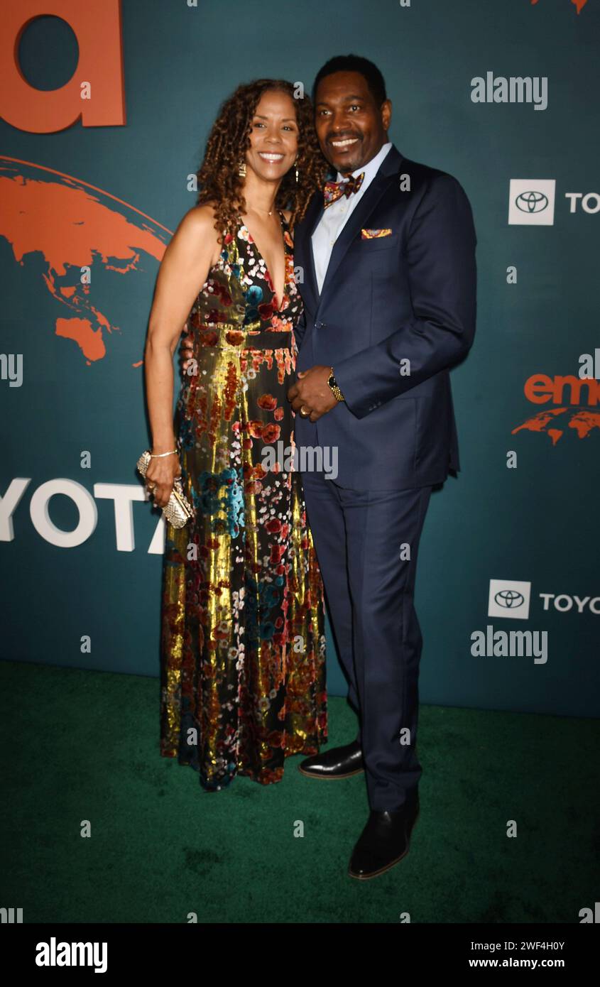 Los Angeles, California, USA. 27th Jan, 2024. (L-R) Sondra Spriggs and ...