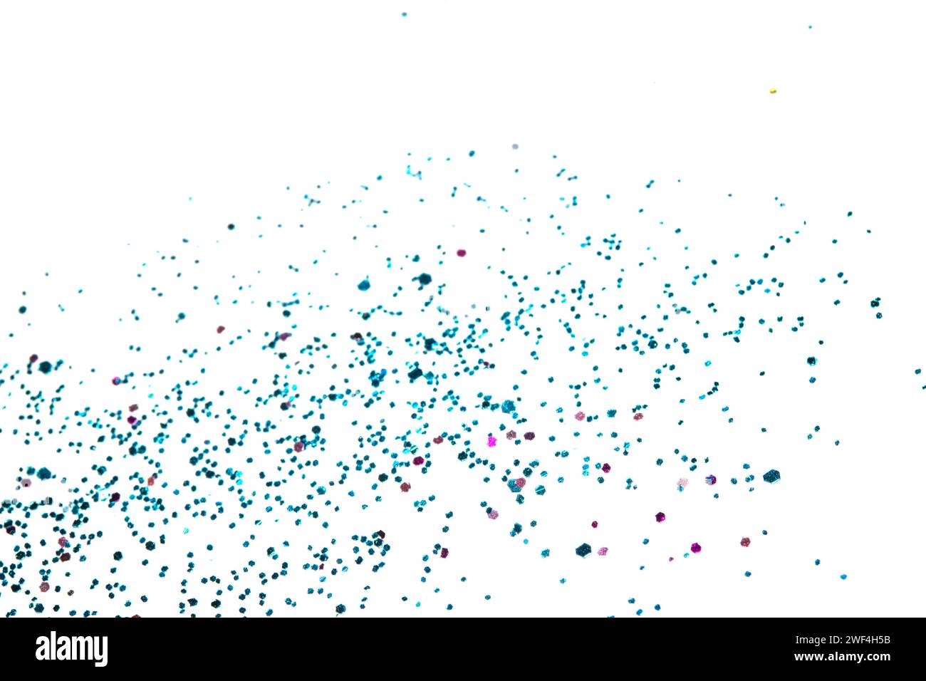 A Colorful Confetti Glitter on White Background Stock Photo - Alamy