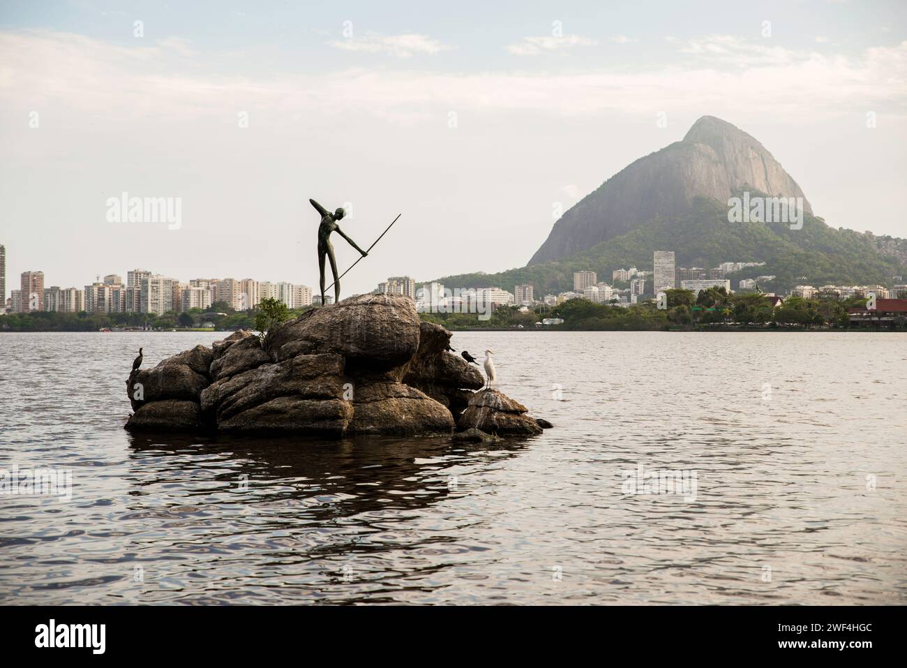 Rio de Janeiro, Brazil - September 10, 2023: Statue of indigenous ...