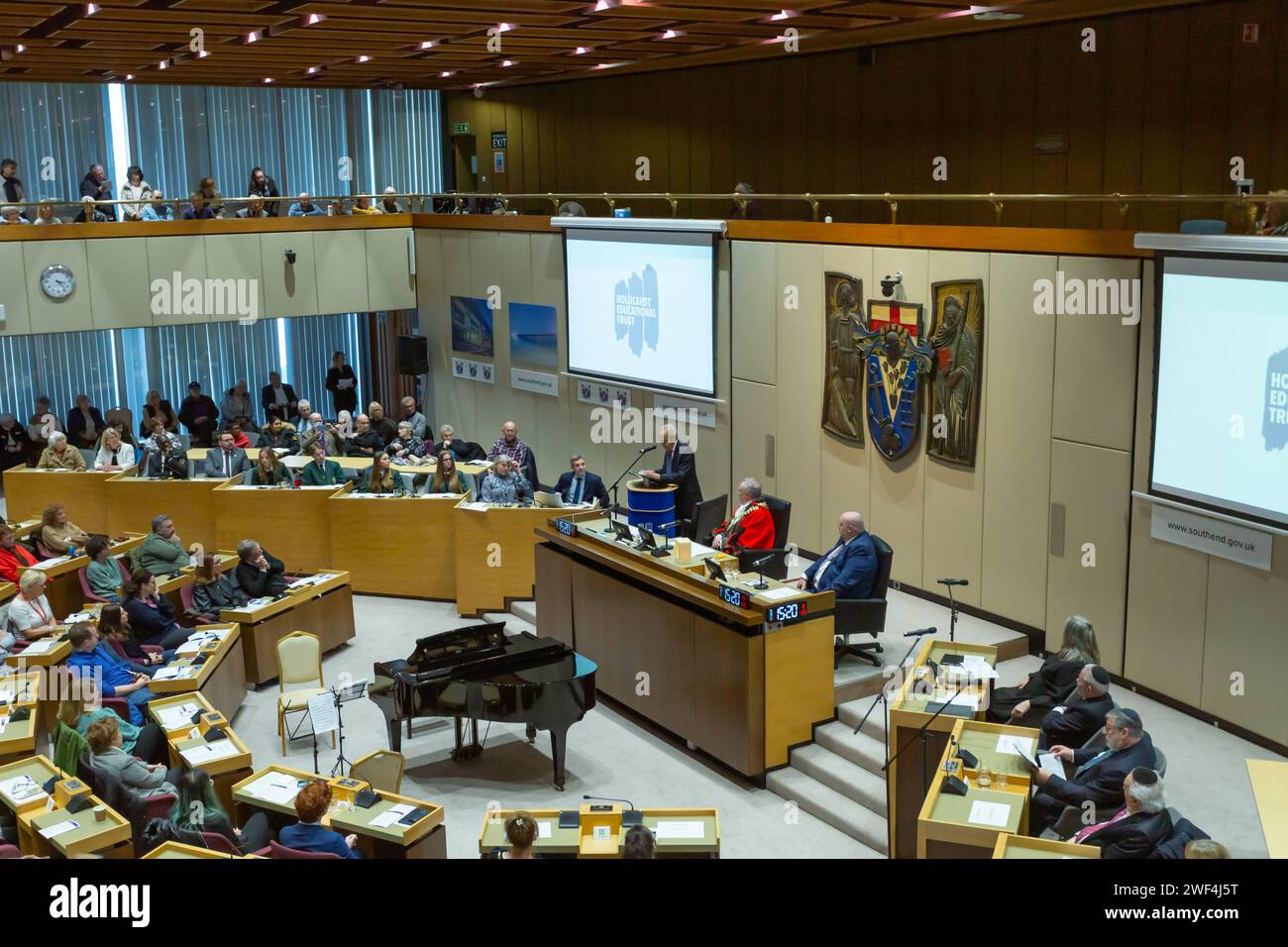 Britain, Southend-on-Sea City Centre, Southend City Council at Civic ...