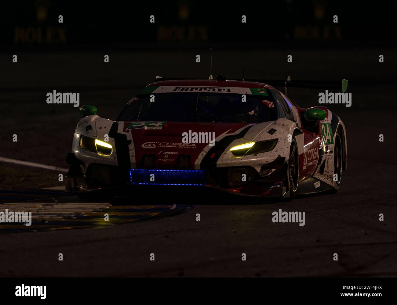 DAYTONA, FL - JANUARY 27: Conquest Racing driver Italy Alessandro ...