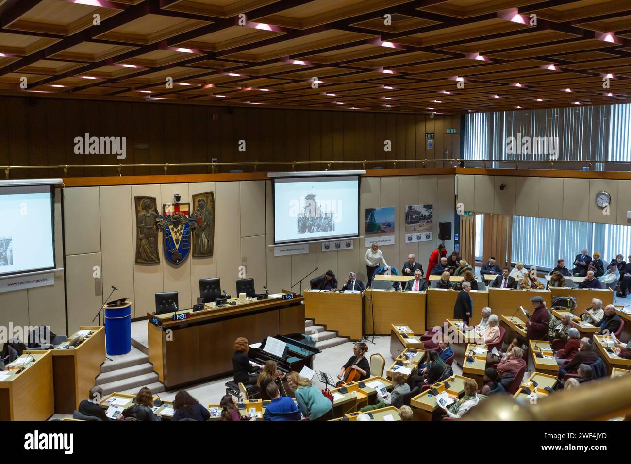 Britain, Southend-on-Sea City Centre, Southend City Council at Civic ...