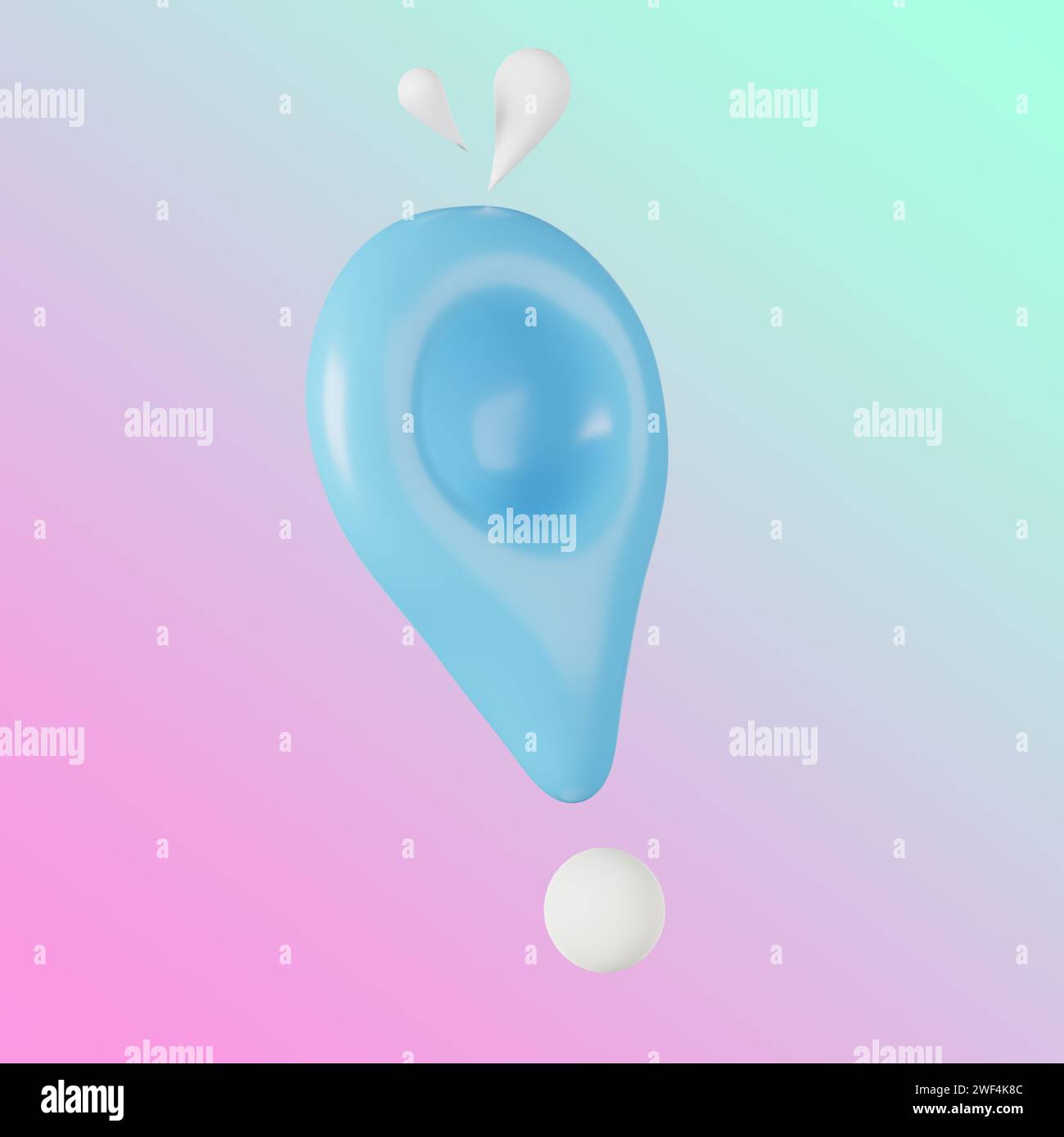 3D geolocation icon for maps and navigation Stock Photo - Alamy