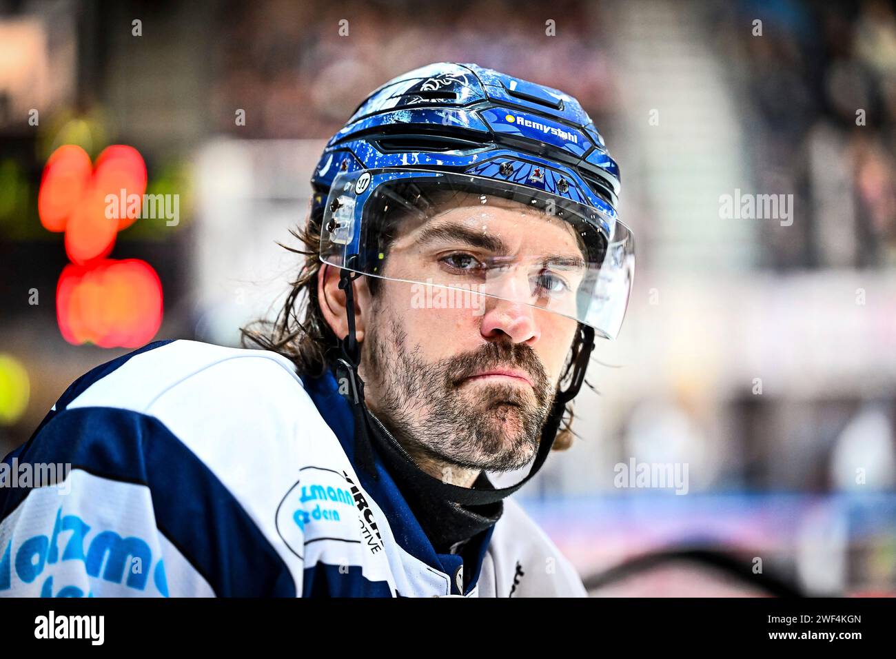 Iserlohn, Deutschland. 28th Jan, 2024. Hubert Labrie (Iserlohn Roosters ...