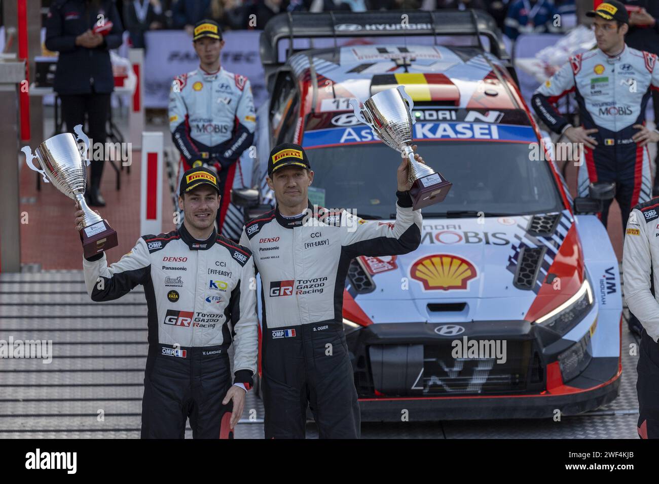 OGIER Sebastien, Toyota GR Yaris Rally1, portrait during the Rallye Automobile Monte Carlo 2024 ...