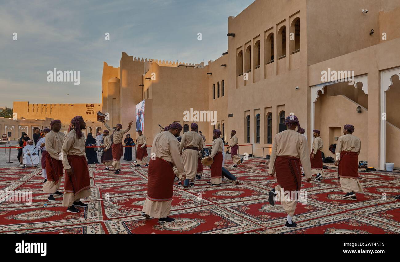 Oman traditional folklore dance (Ardah dance) live performance in ...