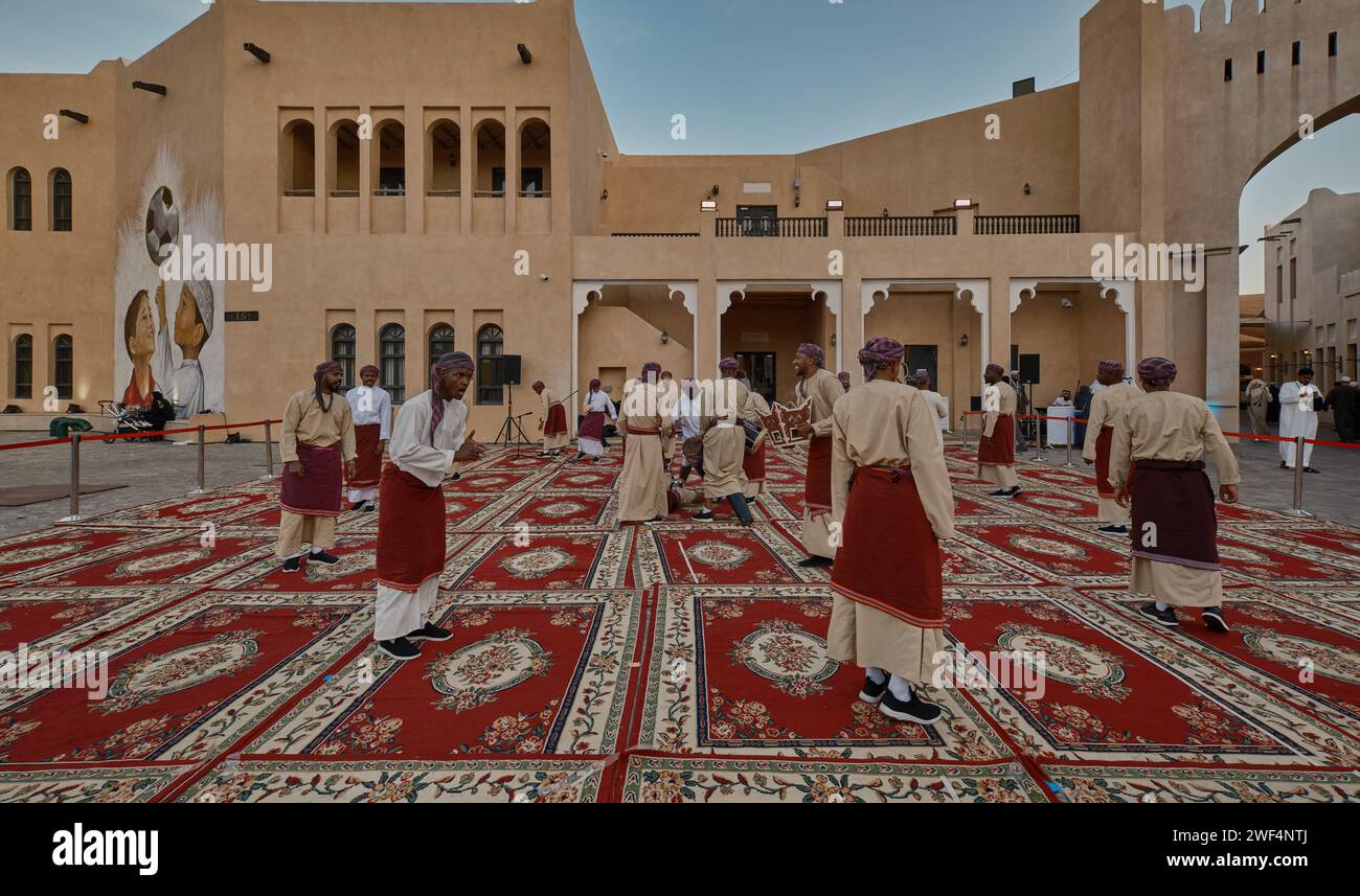 Oman traditional folklore dance (Ardah dance) live performance in ...