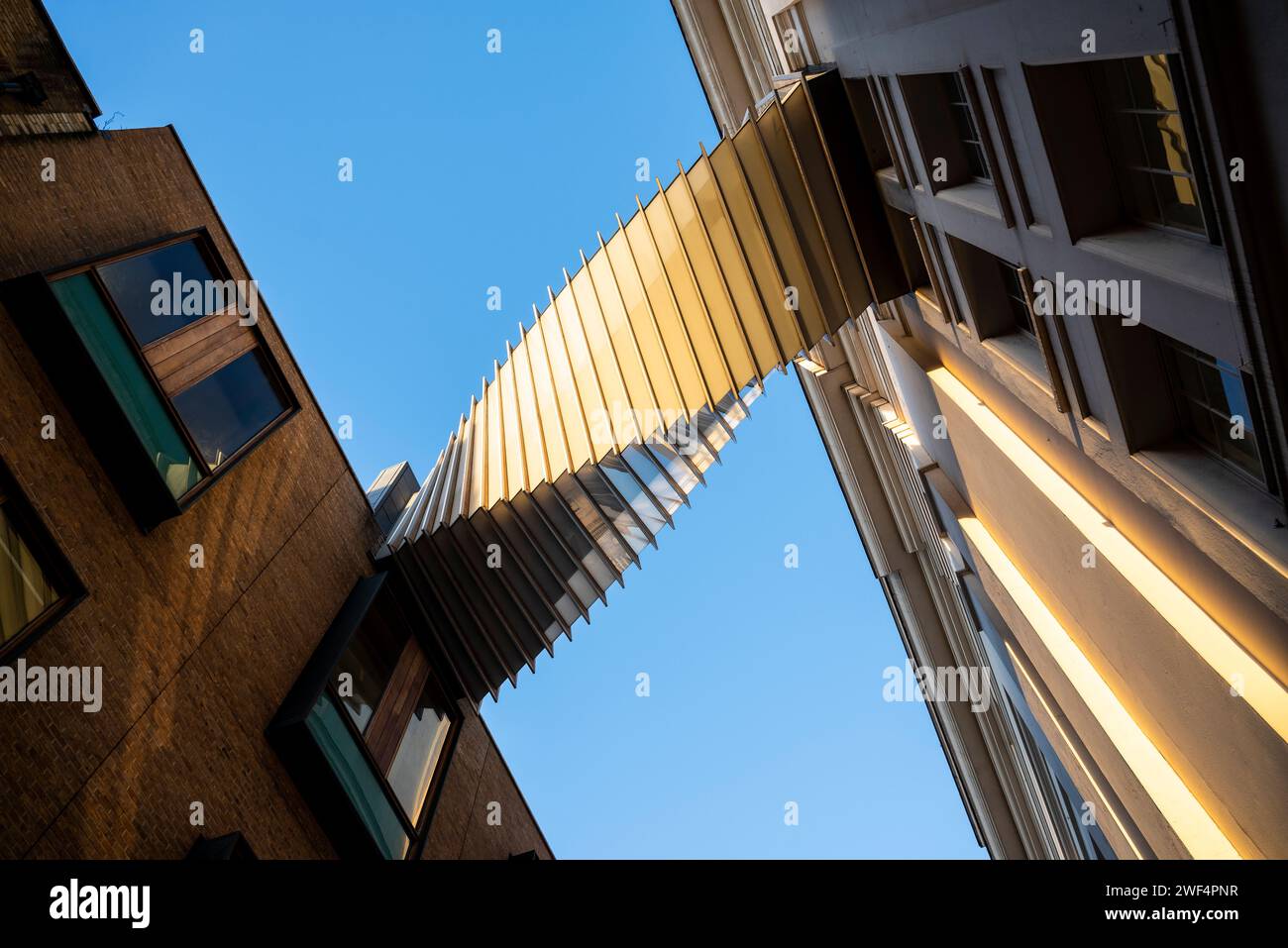 The Bridge of Aspiration above Floral Street connects the Royal Ballet ...