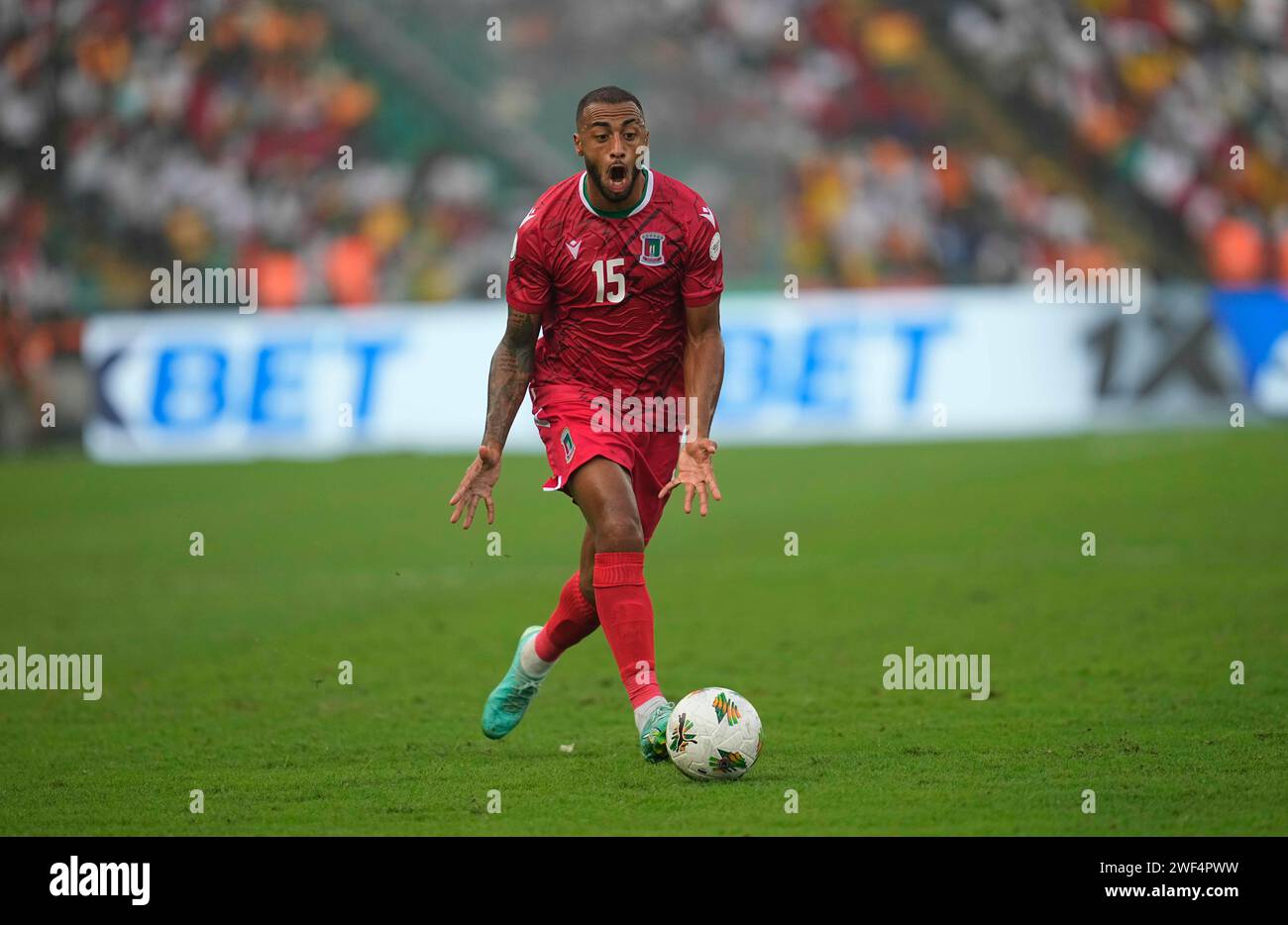 Abidjan, Ivory Coast. January 28 2024: Carlos Akapo Martinez ...