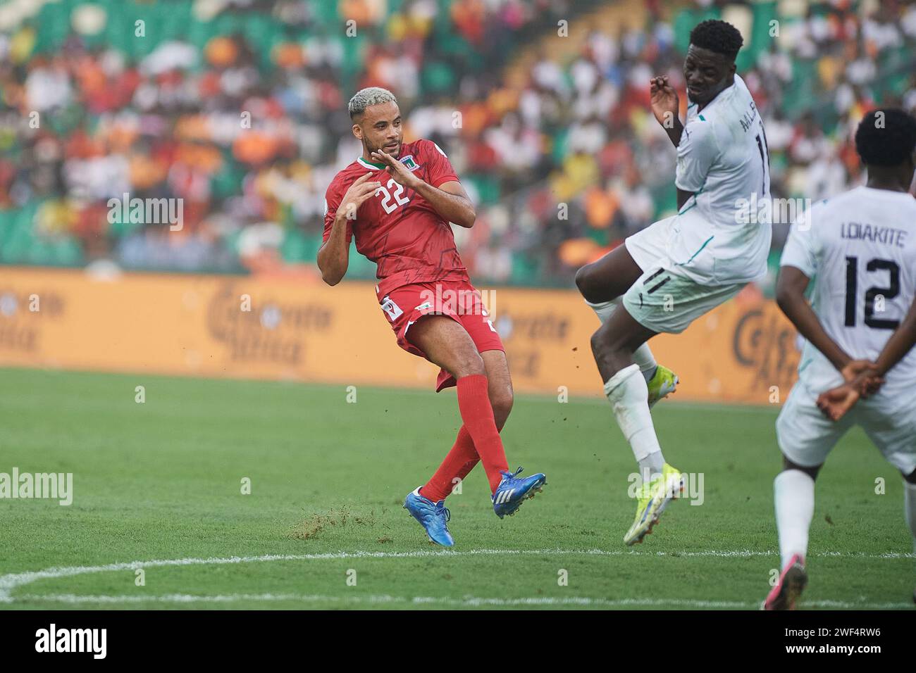 Abidjan, Ivory Coast. January 27, 2024. Round of 16. Pablo Ganet ...