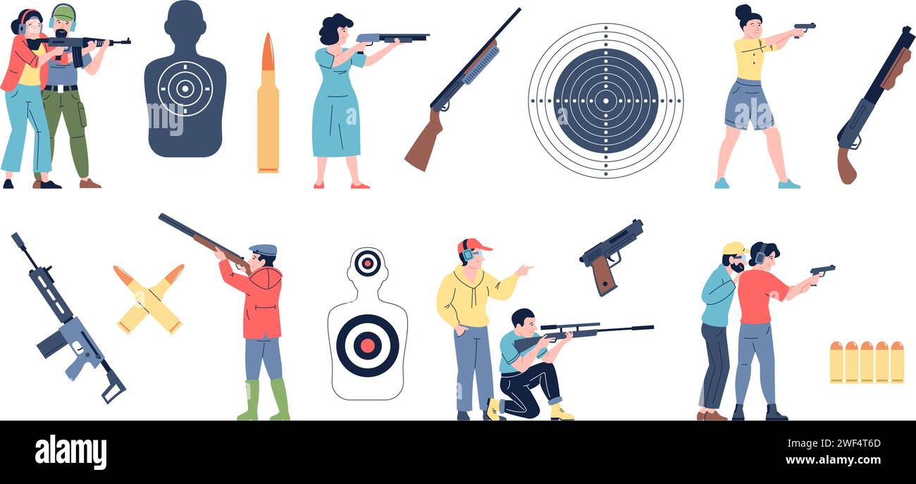 Weapons safety training Stock Vector Images - Alamy