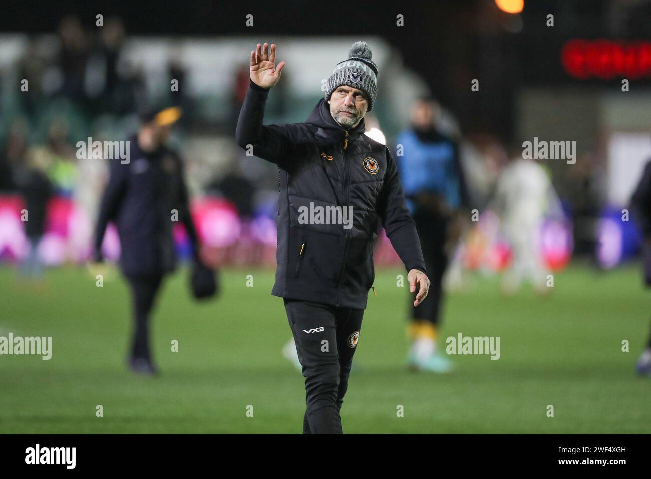 Newport, UK. 28th Jan, 2024. Newport County Manager Graham Coughlan ...
