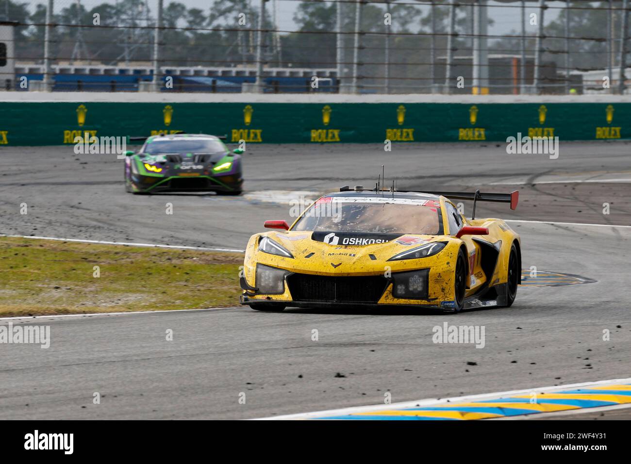 DAYTONA, FL - JANUARY 28: The #3 Corvette Racing by Pratt Miller ...