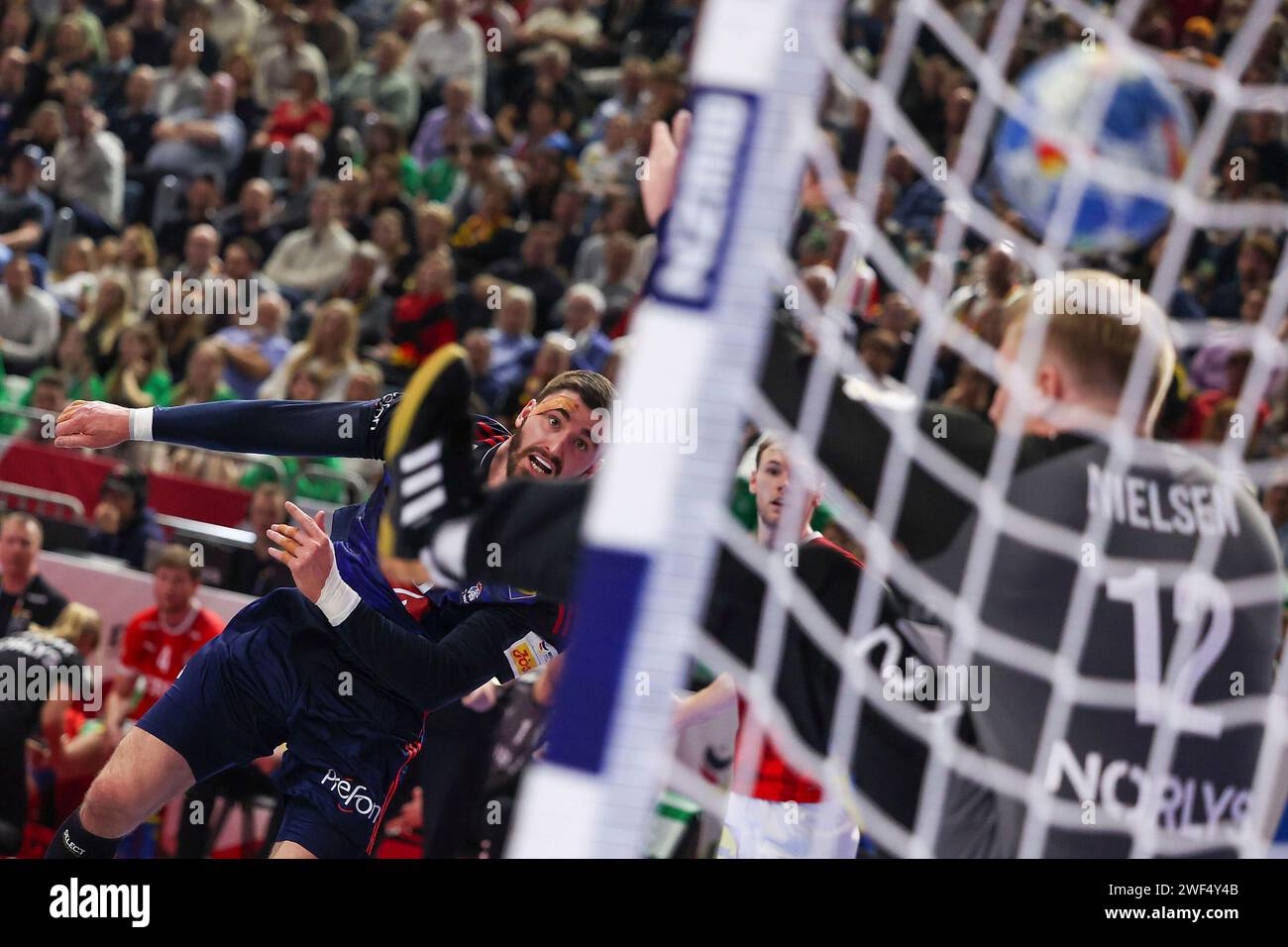 COLOGNE, GERMANY - JANUARY 28 Lanxess Arena, Men's EHF Euro 2024 Final ...
