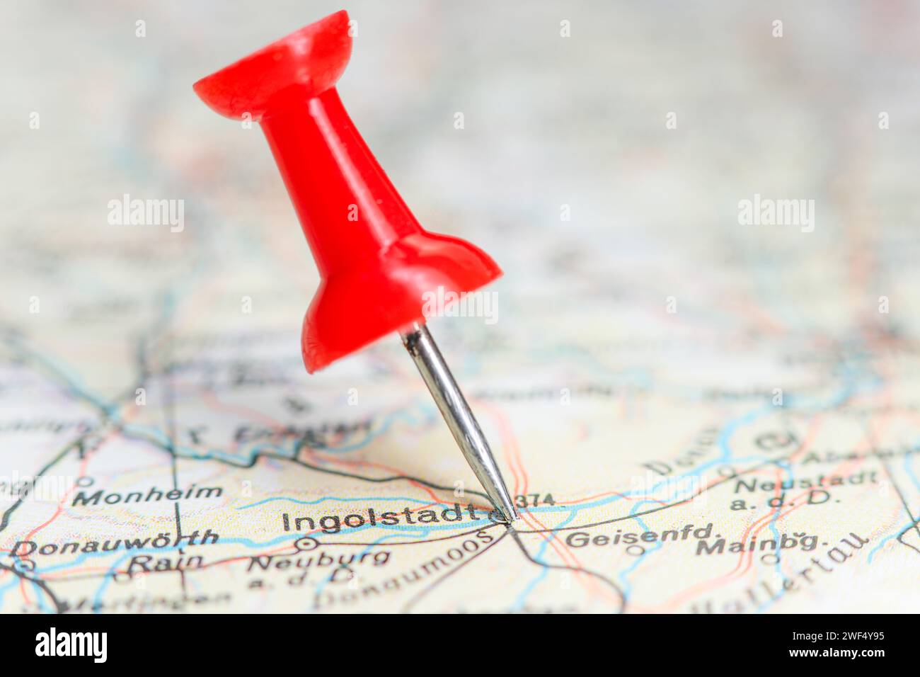 Ingolstadt map hi-res stock photography and images - Alamy