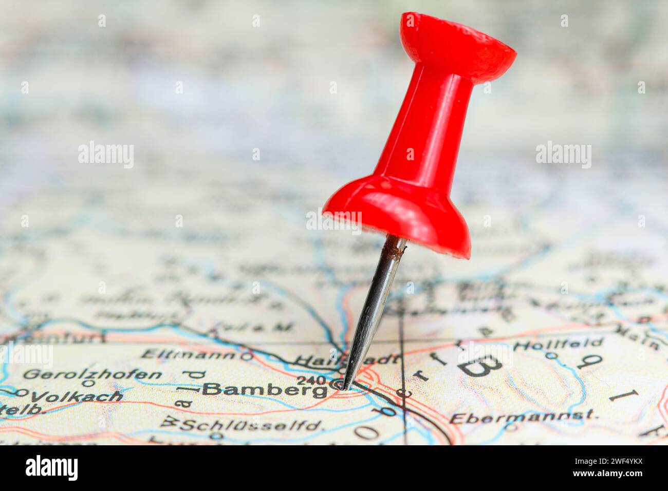 Map of bamberg hi-res stock photography and images - Alamy