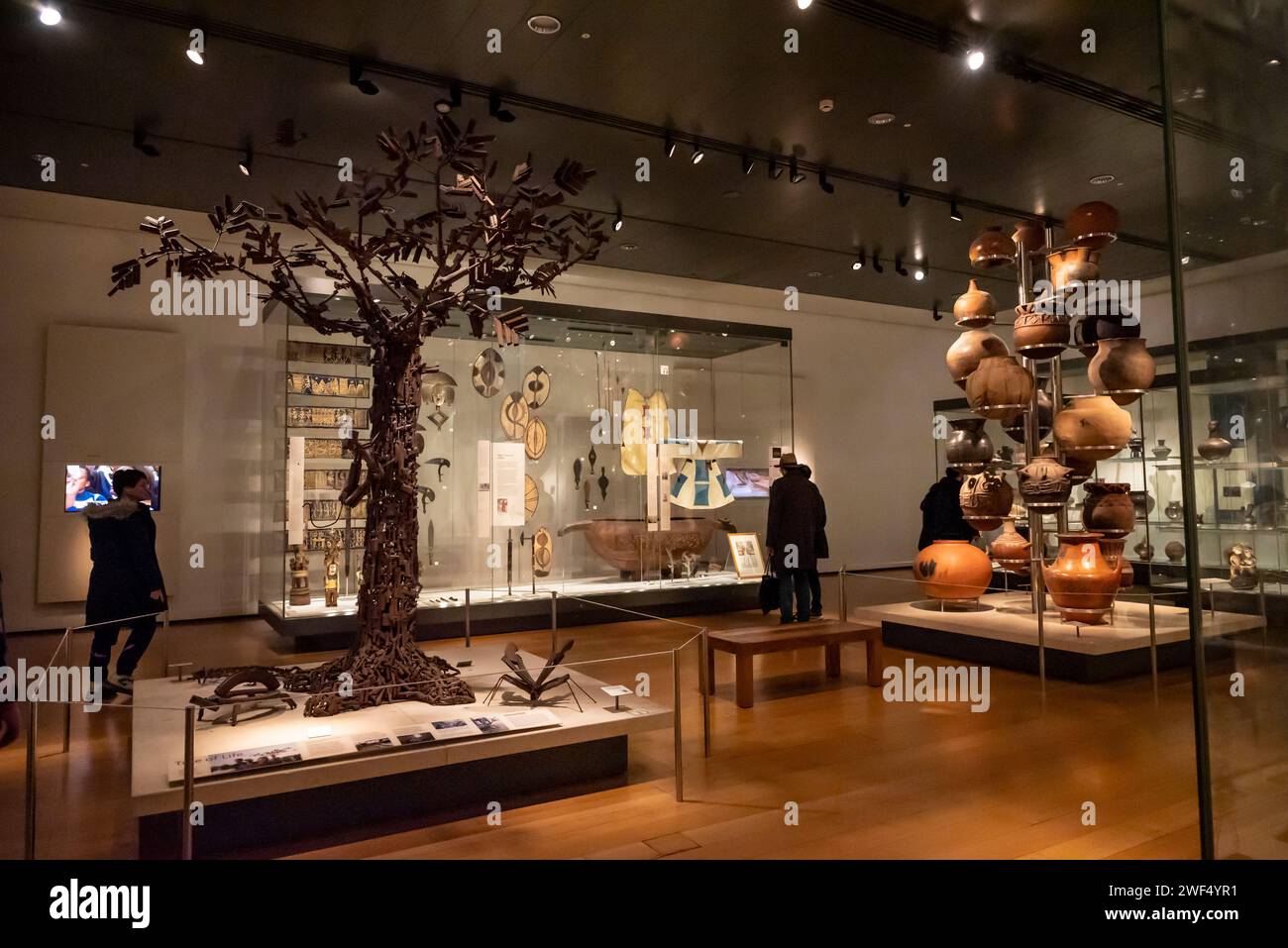 The tree of Life, made by artists in Mozambique in 2004 from weapons ...