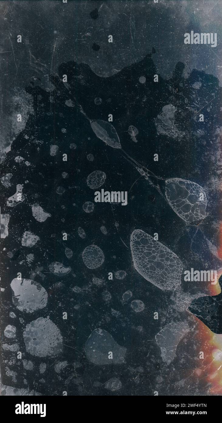 Distressed texture broken glass wet stains dark Stock Photo - Alamy