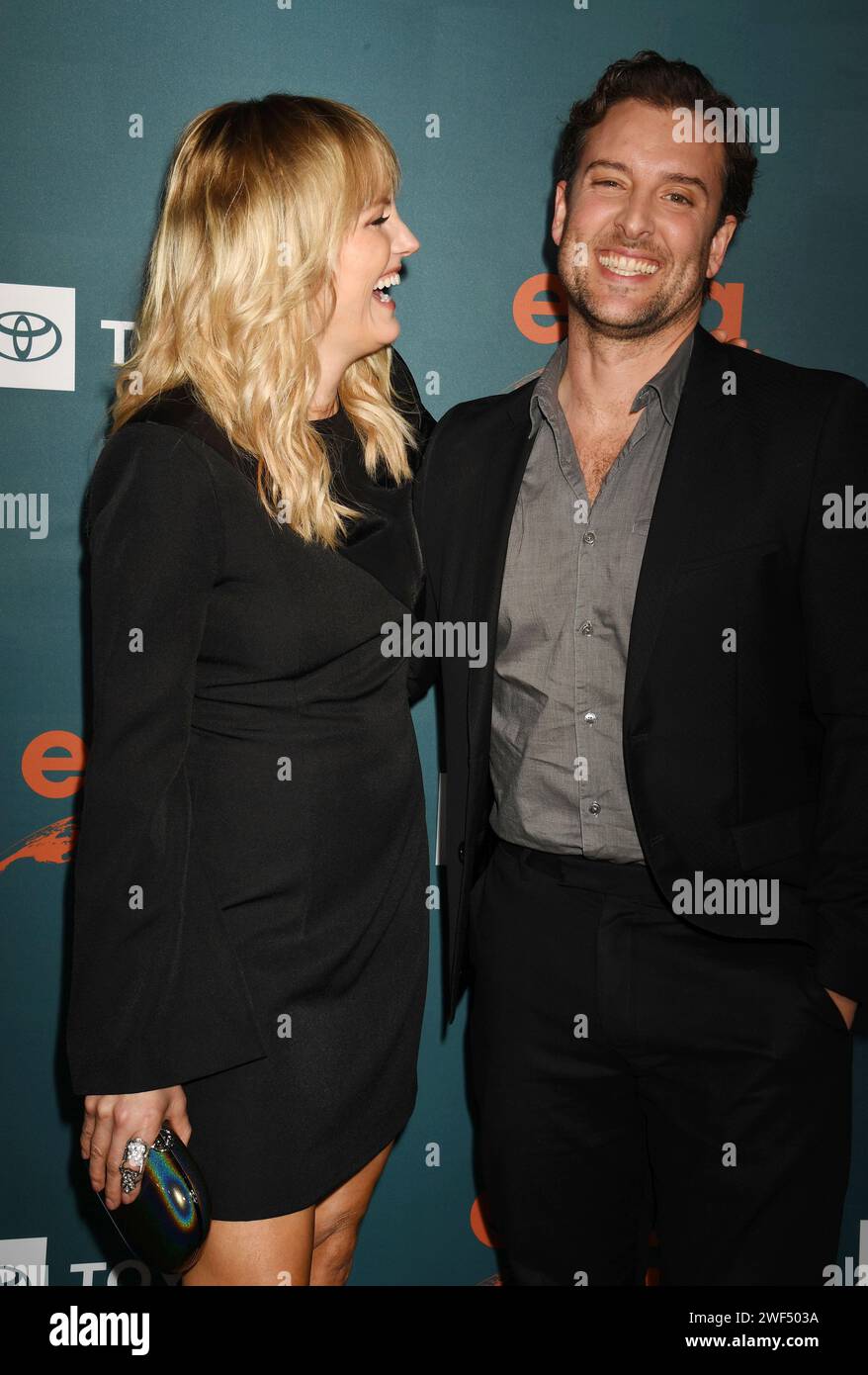 LOS ANGELES, CALIFORNIA - JANUARY 27: (L-R) Malin Åkerman and Jack ...