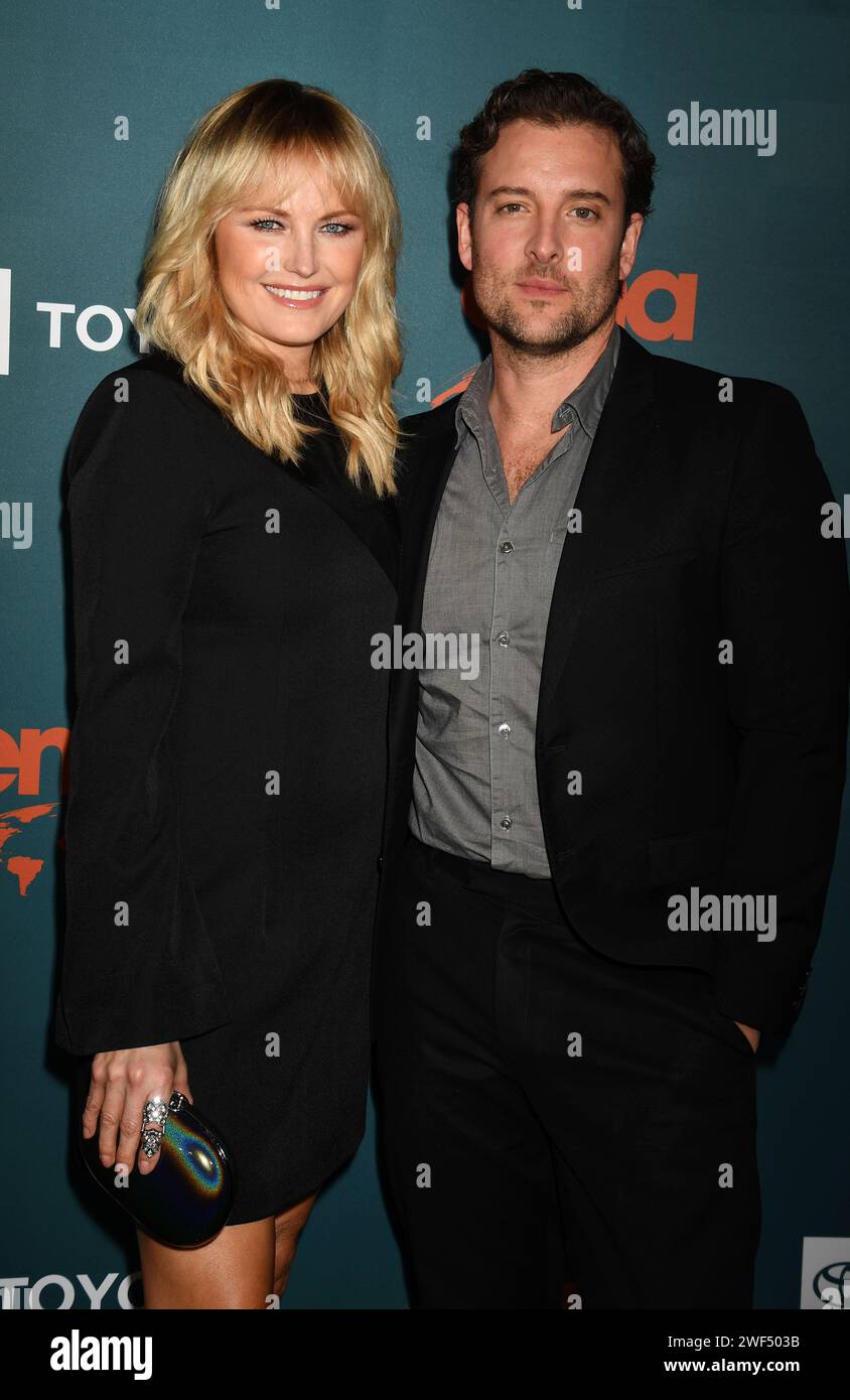 LOS ANGELES, CALIFORNIA - JANUARY 27: (L-R) Malin Åkerman and Jack ...