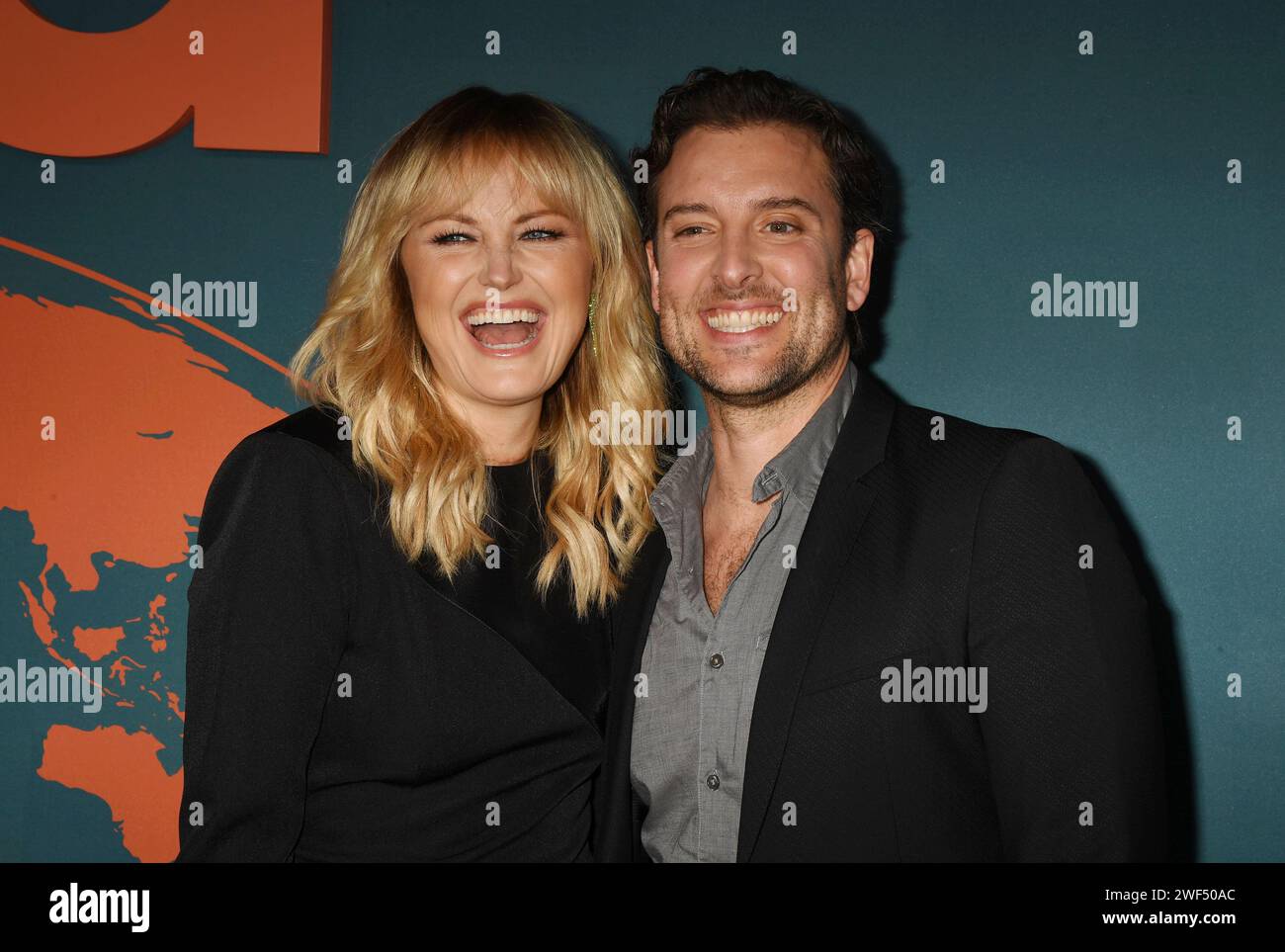 LOS ANGELES, CALIFORNIA - JANUARY 27: (L-R) Malin Åkerman and Jack ...