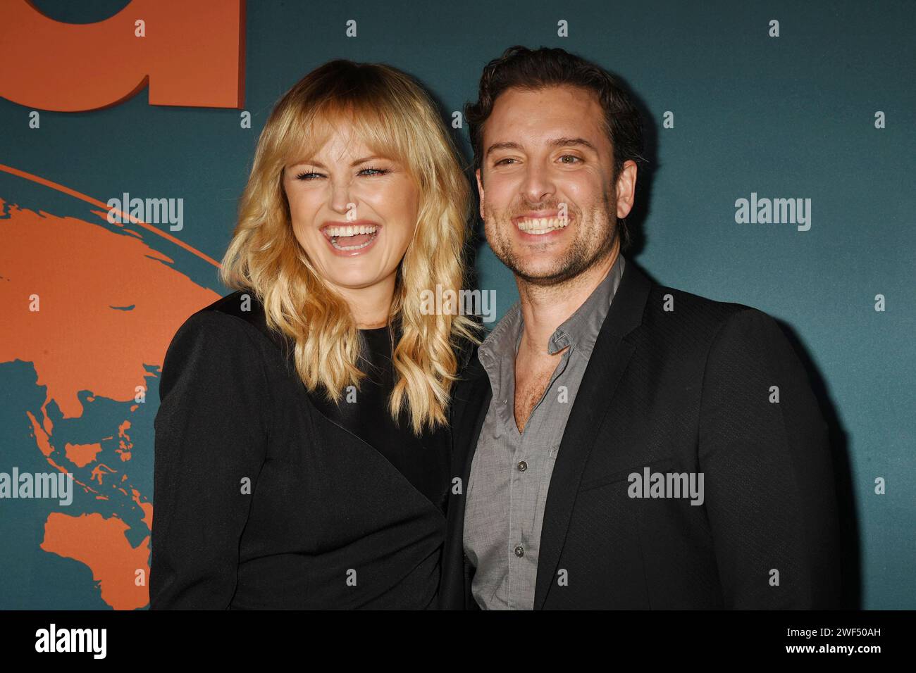 LOS ANGELES, CALIFORNIA - JANUARY 27: (L-R) Malin Åkerman and Jack ...