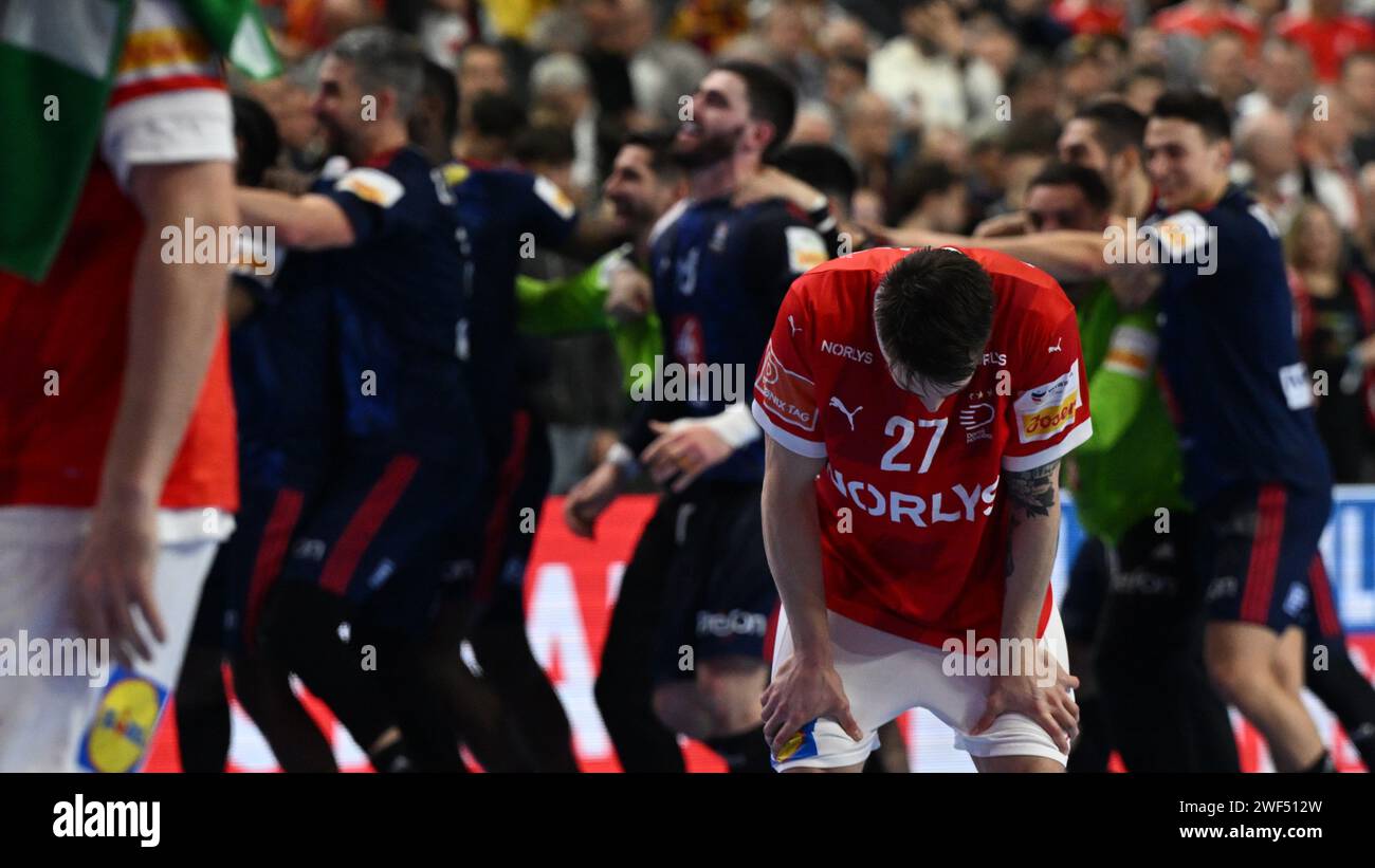 Cologne, Germany. 28th Jan, 2024. Handball: European Championship ...