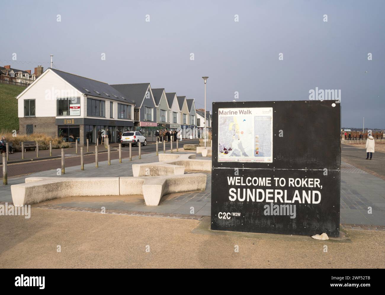 Welcome to sunderland sign hi-res stock photography and images - Alamy