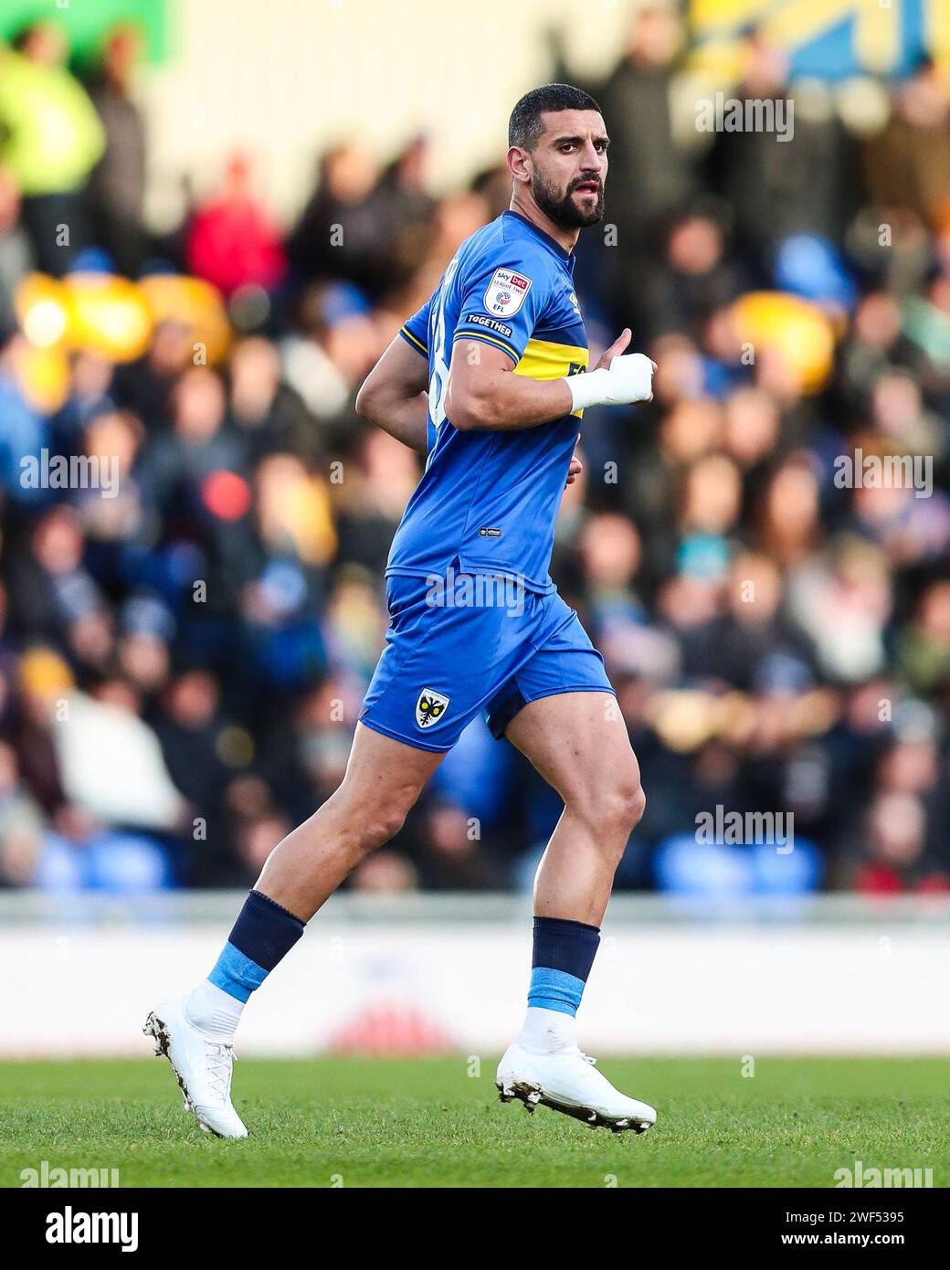 AFC Wimbledon's Omar Bugiel during the Sky Bet League Two match at the ...