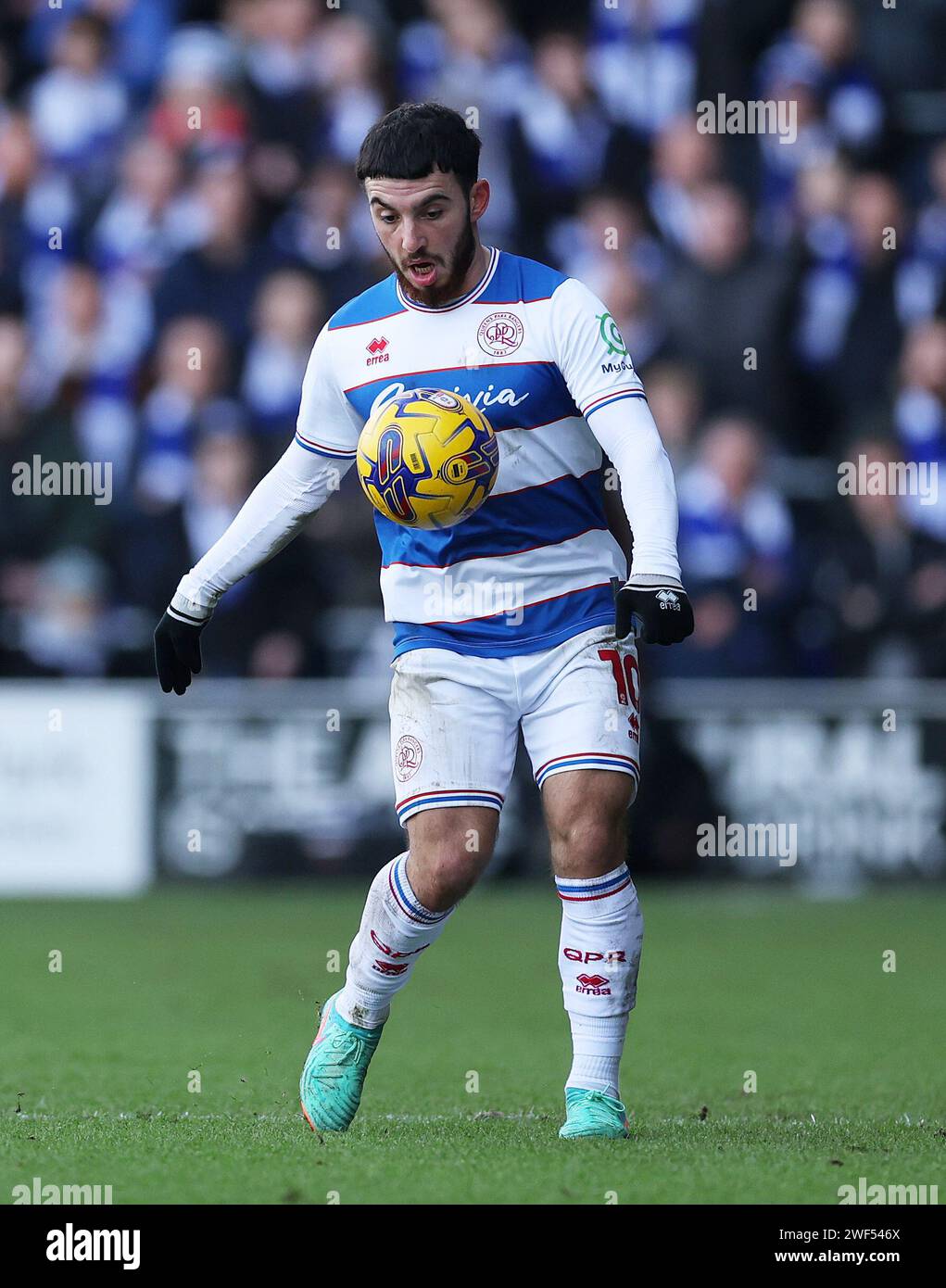 Queens Park Rangers' Ilias Chair in action during the Sky Bet ...
