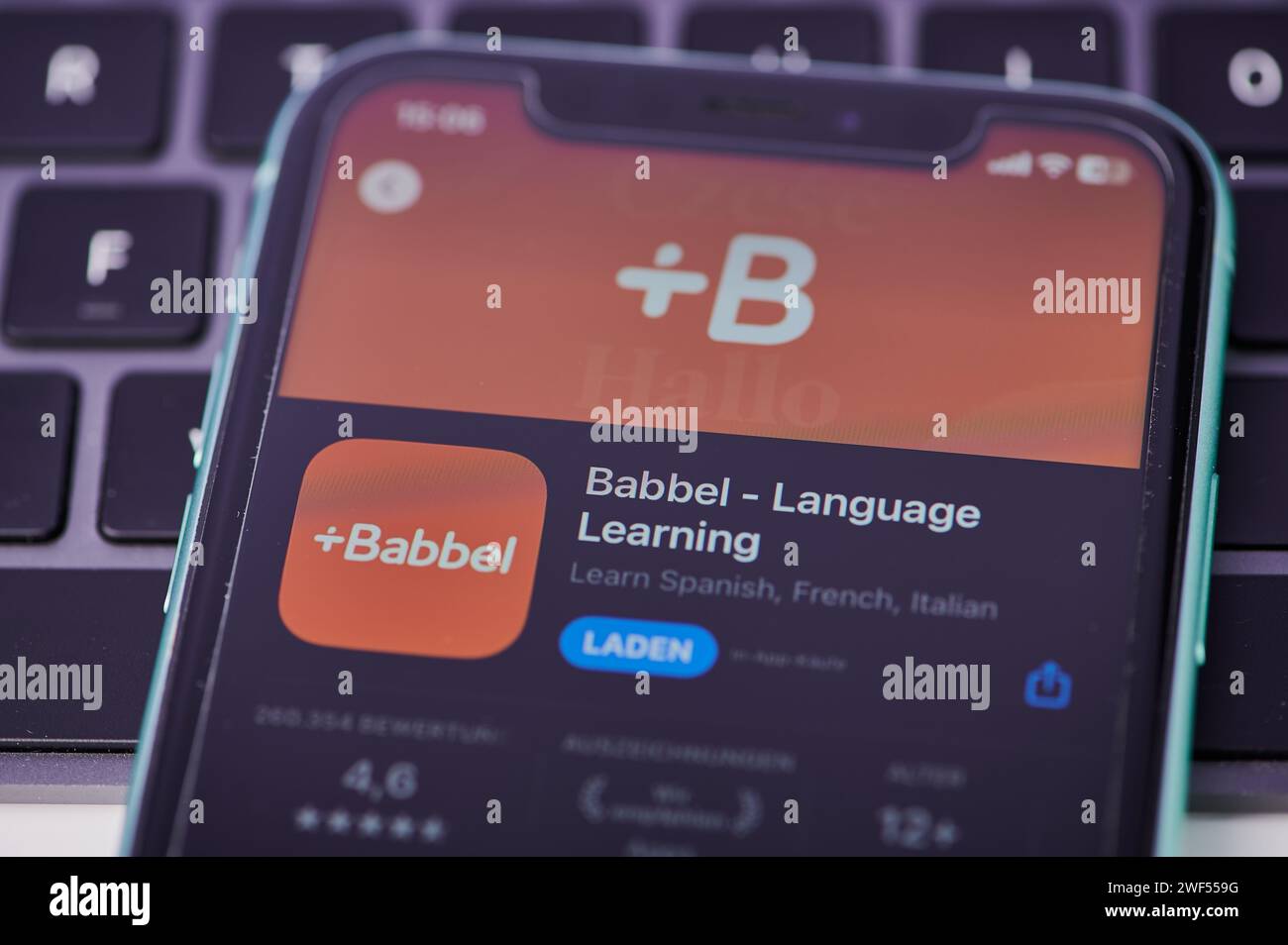 app icon of the Babbel - language lerning app in the app store on ...