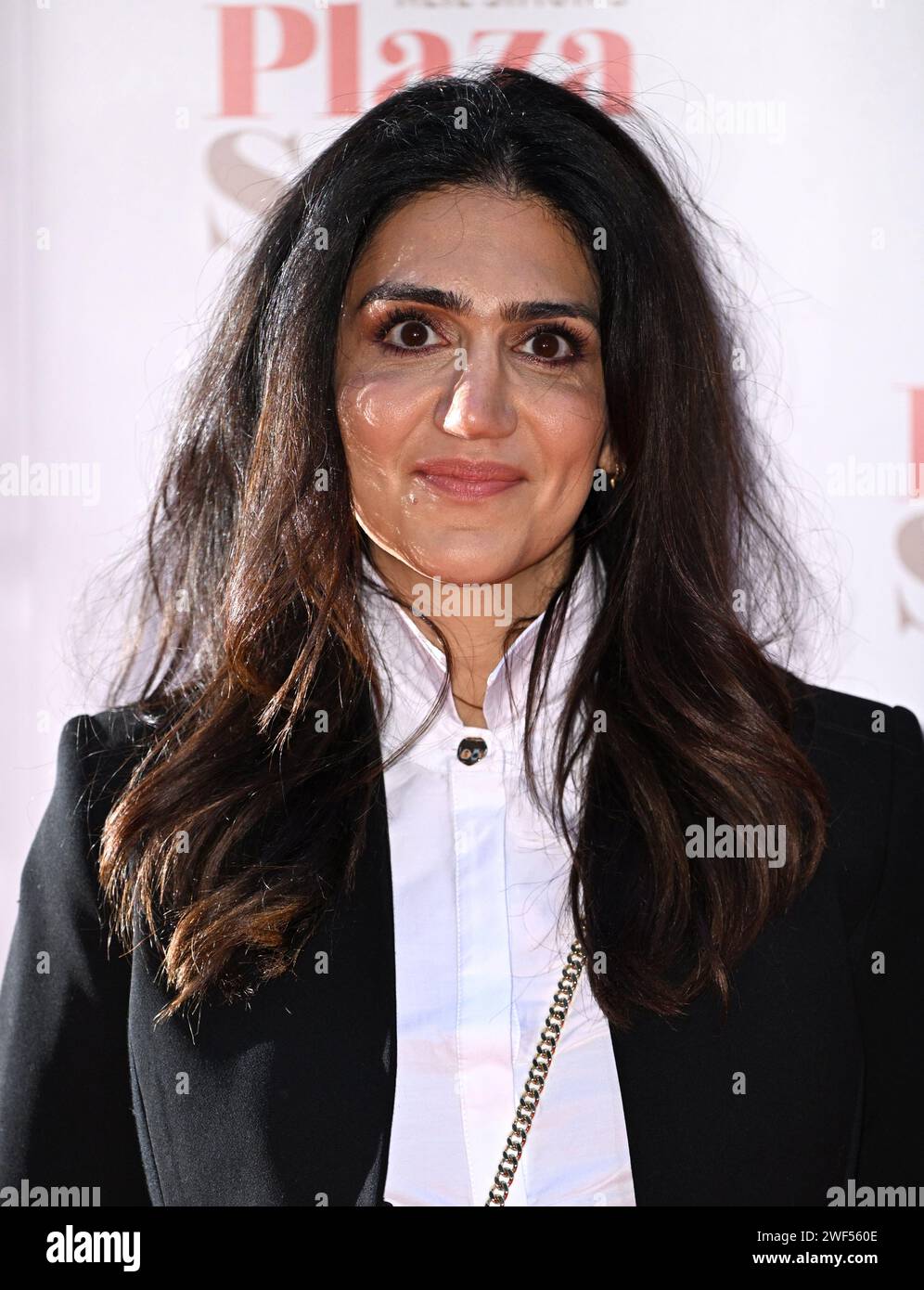 London, UK. January 28th, 2024. Leila Farzad arriving at the gala ...