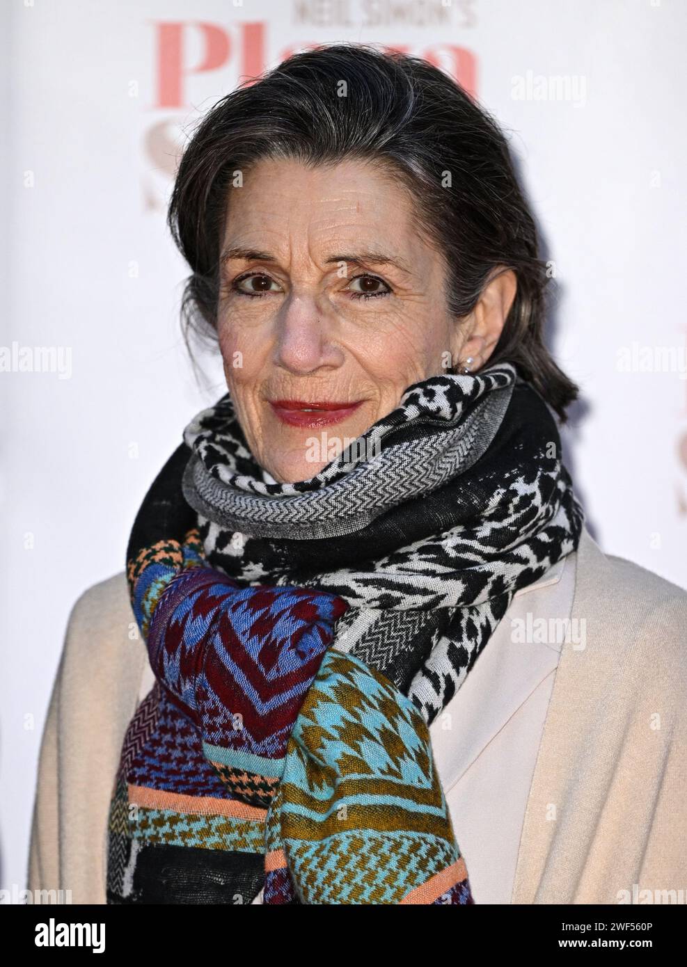 London, UK. January 28th, 2024. Harriet Walter arriving at the gala ...