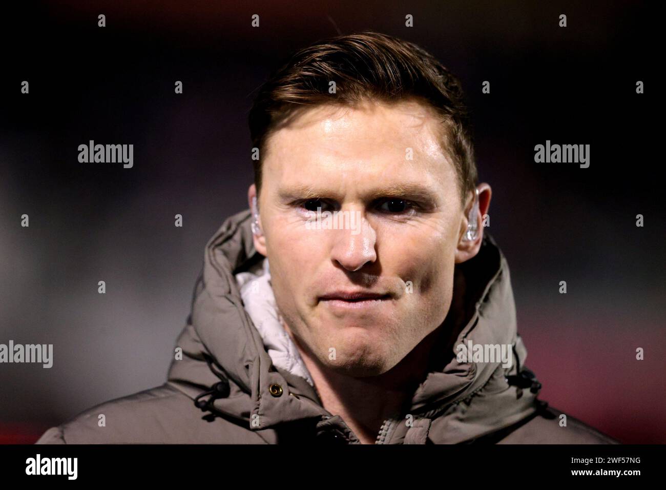 Former England rugby player Chris Ashton before the Gallagher ...