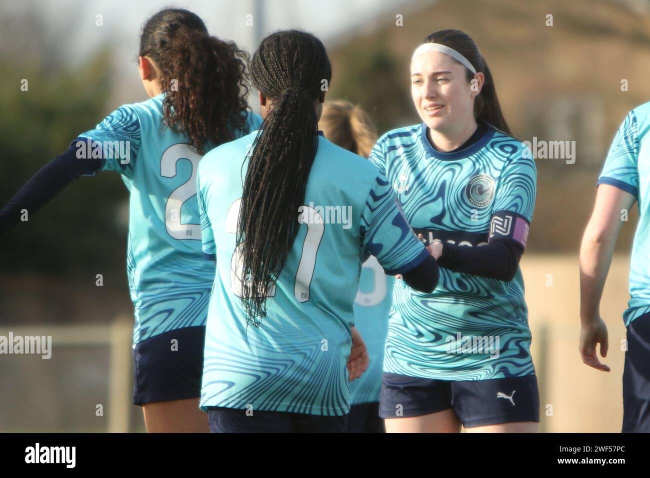 Shamoy Campbell (27) scores and celebrates for London Seaward, Ashford ...