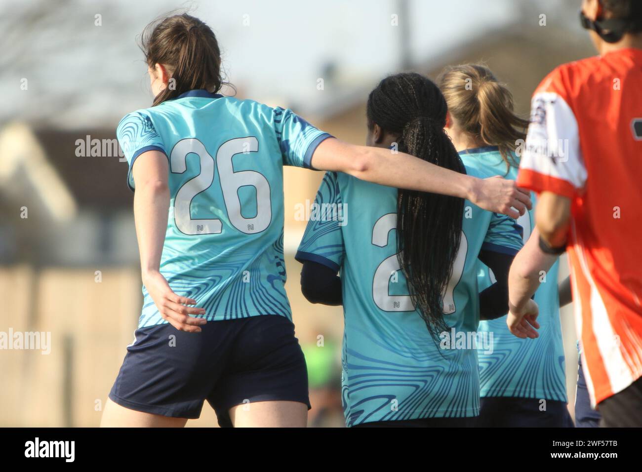 Shamoy Campbell (27) scores and celebrates for London Seaward, Ashford ...