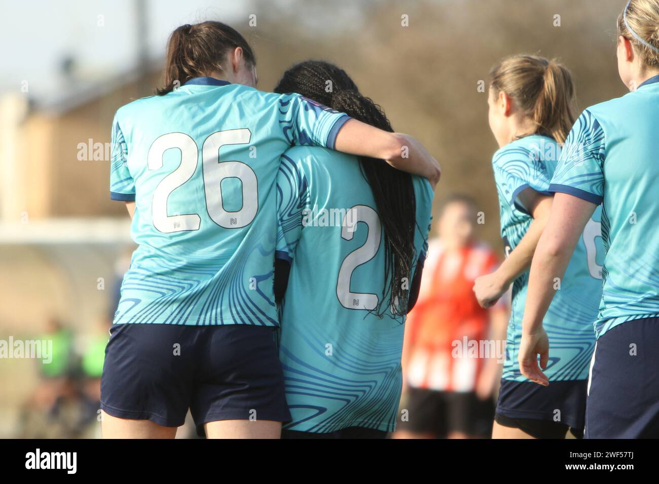 Shamoy Campbell (27) scores and celebrates for London Seaward, Ashford ...