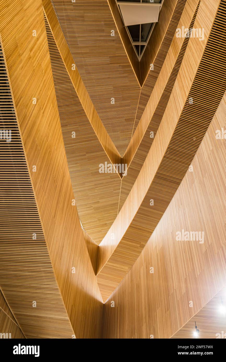 interior architecture, Calgary Public Library, downtown location Stock ...