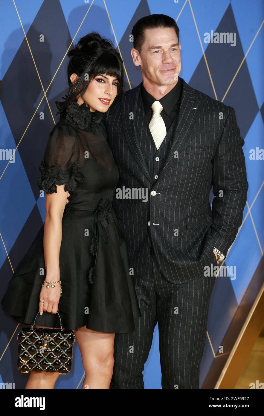 Shay Shariatzadeh and John Cena attend the World Premiere of "Argylle ...